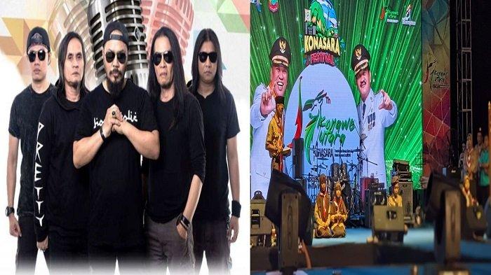 Penampilan Band Jamrud Tutup Festival Konasara HUT ke-17 Konawe Utara ...