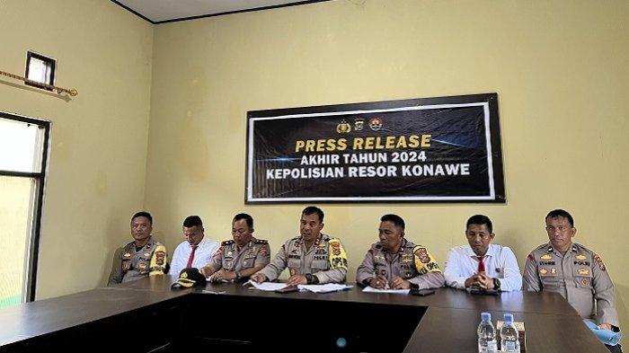 Pencurian, Penganiayaan hingga Kekerasan Anak Dominasi Kasus Ditangani Polres Konawe Selama 2024 ...