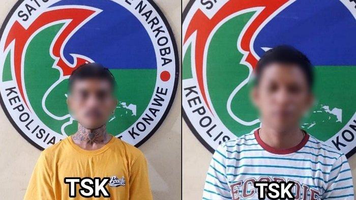 Jadi Pengedar Sabu Dua Pria Asal Konawe Ditangkap Polisi Sejumlah