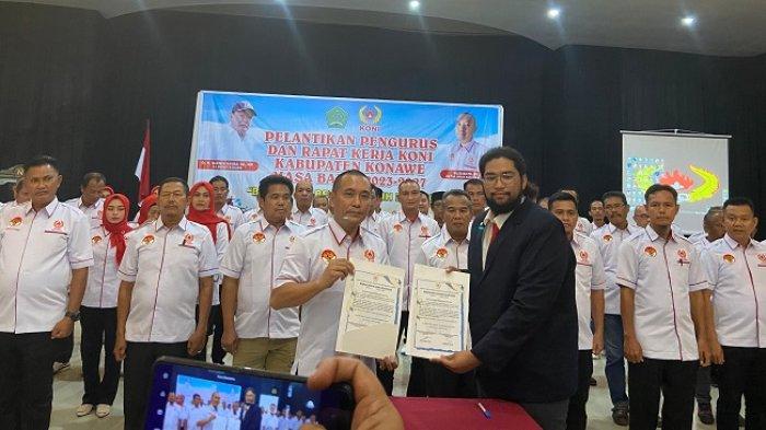 Usai Dilantik Pengurus KONI Konawe Bidik Tuan Rumah Porprov Sulawesi ...