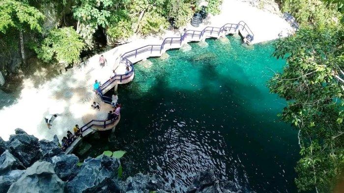 Pesona Keindahan Danau Biru Dekat dengan Laut di Desa Wisata Walasiho ...