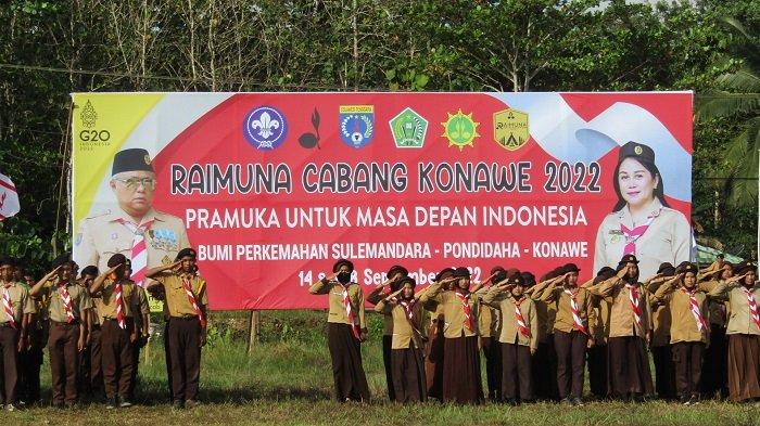 Pramuka Kwartir Cabang Konawe Sulawesi Tenggara Gelar Raimuna, Dibuka ...