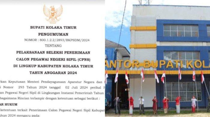 Rincian 85 Formasi Tenaga Kesehatan dan Teknis CPNS 2024 di Kolaka Timur Sulawesi Tenggara ...