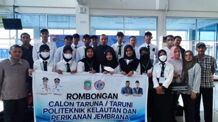 15 Calon Taruna Pendidikan Politeknik Kelautan dan Perikanan Jembrana, Dilepas Bupati Konawe ...