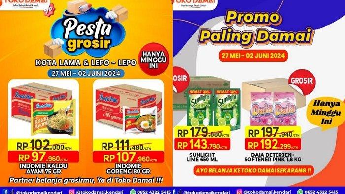 Promo Grosir dan Retail di Toko Damai Kendari Sultra hingga 2 Juni 2024 ...