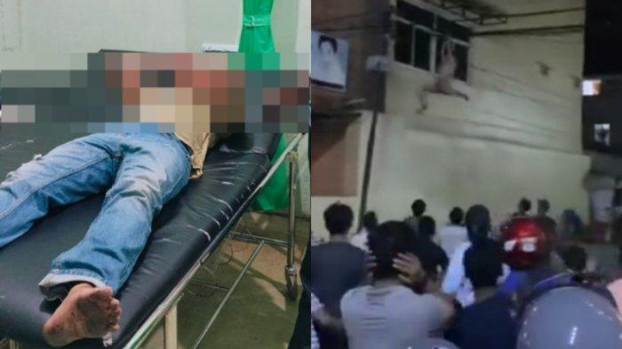 Sosok Pria Bergelantung di Kabel Listrik Area Pantai Kamali Baubau, ASN ...