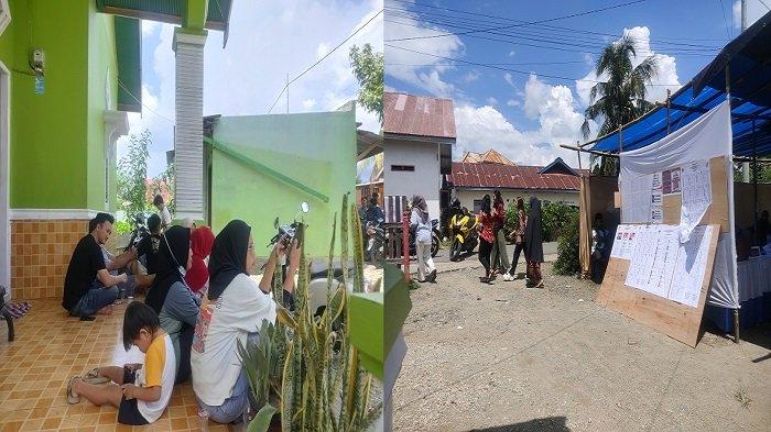 Suasana TPS Pemilu 2024 di Lalombaa Kolaka Sulawesi Tenggara ...