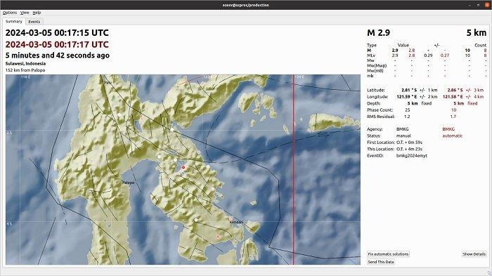 Gempa Magnitudo 2,9 Guncang Routa Konawe Provinsi Sulawesi Tenggara ...