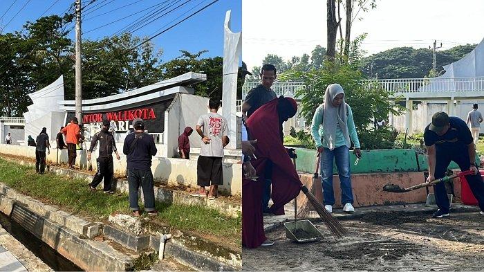 Kawasan Eks MTQ Kendari Sultra dan Taman Kalosara Lokasi Kerja Bakti ...