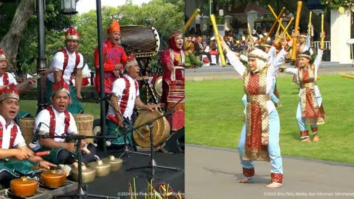 Tari Lulo Alu Asal Bombana Sultra Tampil di Upacara Penurunan Bendera ...