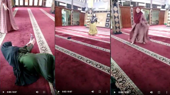Video Viral Geng Wanita Behijab Joget di Masjid, Disebut Buat Konten TikTok - Tribunnewssultra.com