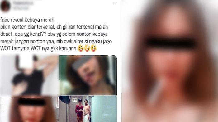 Netizen Sebar Foto Sosok Diduga Pemeran Wanita Video Viral Kebaya Merah, Link Masih Ramai Dicari ...