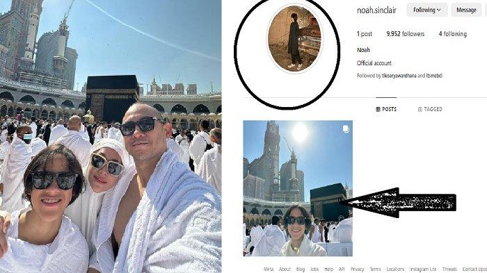 Noah Sinclair Punya Akun Instagram, Follow IG Ashraf, Unggah Foto Pertama Bareng Tiko dan BCL ...