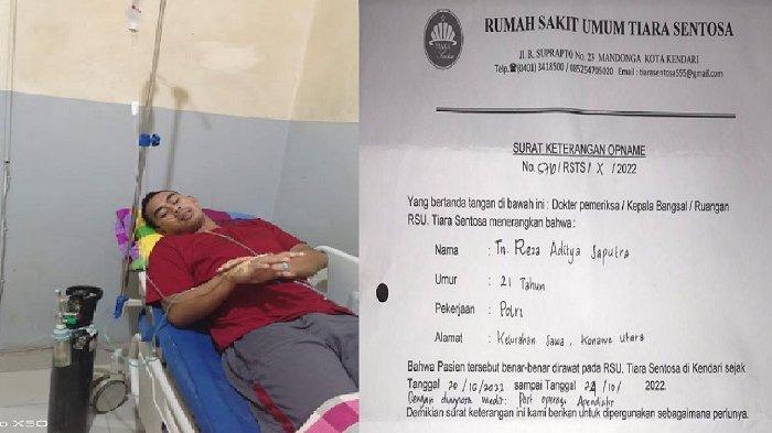 Klarifikasi Bripda Reza Anggota Brimob Polda Sultra Viral Gegara Sakit ...
