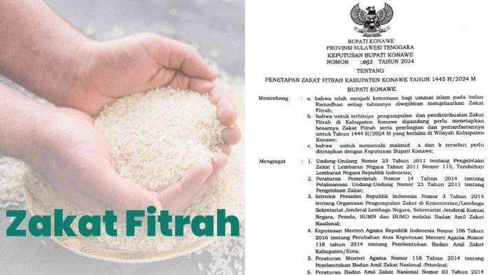 Zakat Fitrah 2024 Konawe Sulawesi Tenggara Berapa Lengkap Besaran Dan