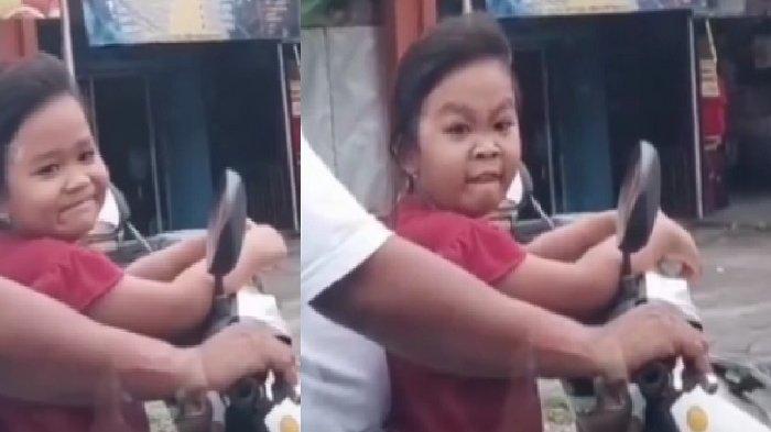 Video Viral Bocil Perempuan Lihat Kaca Mobil Pasang '1001 Ekspresi ...