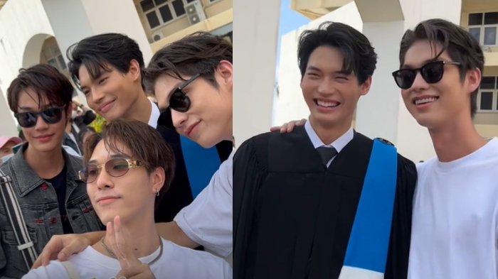 Momen Bright Vachirawit Hadiri Acara Kelulusan Win Metawin: Reuni F4 ...