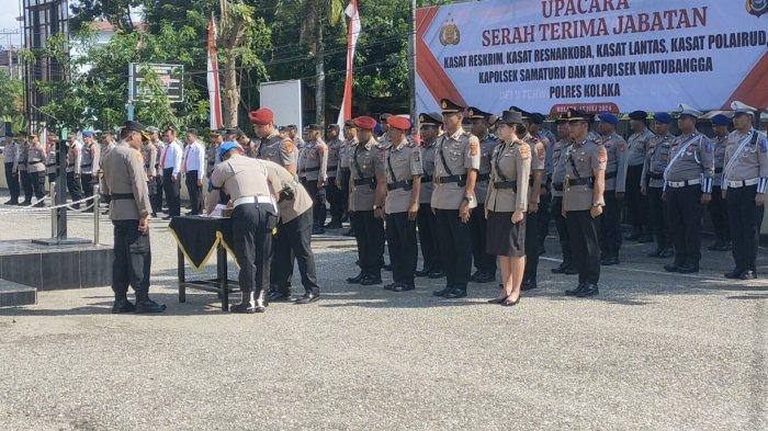 Lengkap Daftar Nama Pejabat Lingkup Polres Kolaka Sulawesi Tenggara yang Berganti Sertijab Hari ...