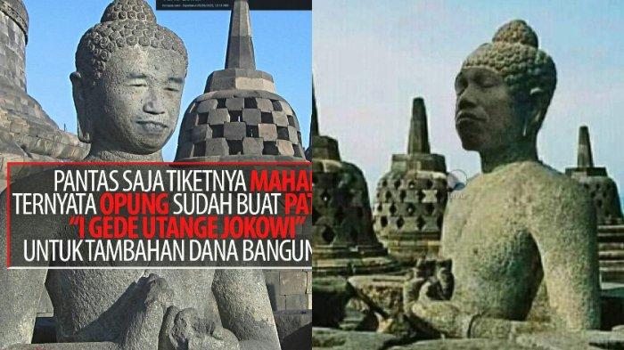 Soal Foto Meme Patung Candi Borobudur Mirip Jokowi, Roy Suryo: Unggahan Saya Drop agar Tak ...