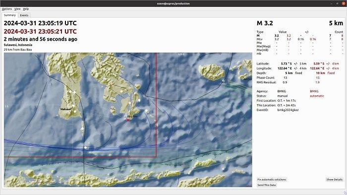 Kecamatan Sampolawa Buton Selatan Sultra Diguncang Gempa Bumi 3,3 ...