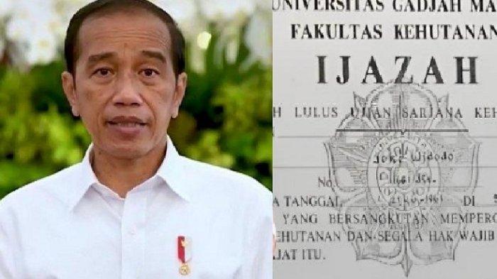 Tampilan Ijazah Jokowi Mulai dari SD hingga Lulus UGM Hanya Boleh Dilihat Awak Media, Masih ...