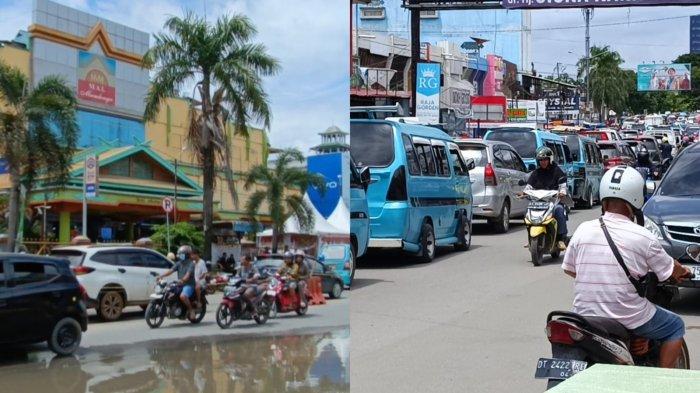 Jalan Depan Mall Mandonga Kendari Macet H-4 Lebaran 2024, Sejumlah ...