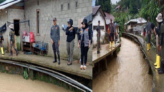 Kondisi Terkini Kampung Salo Kendari Caddi Sulawesi Tenggara Siaga Banjir, Satpol PP Berjaga ...