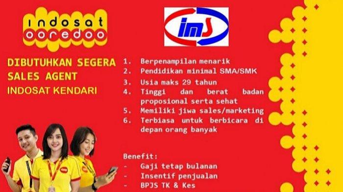 Lowongan Kerja Kendari, Indosat Buka Rekrutmen Sales Agent, Simak ...