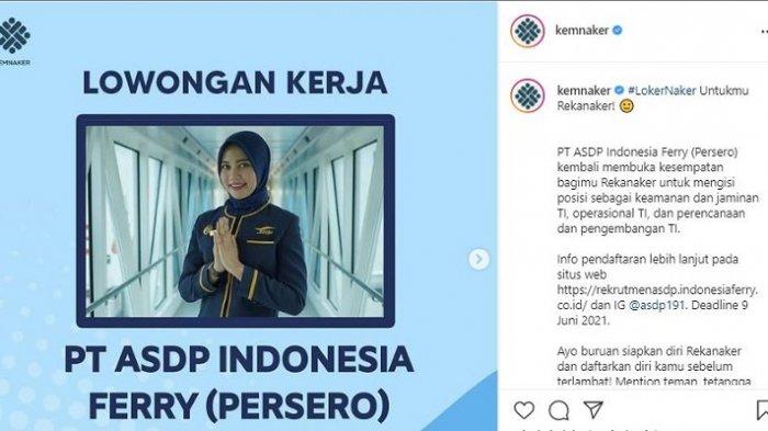 Lowongan Kerja PT ASDP Indonesia Ferry, Buka Rekrutmen Lulusan D3 dan ...