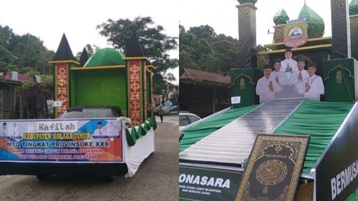Inilah Deretan Mobil Hias Meriahkan Pawai MTQ ke 30 Tingkat Provinsi ...