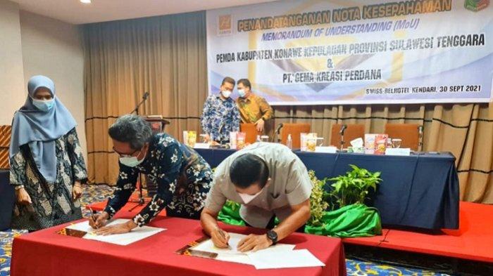 Pemerintah Kabupaten Konawe Kepulauan dan PT GKP Sepakat Kerjasama Investasi Usaha Pertambangan ...