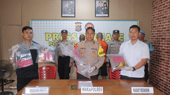 Dua Pelaku Penganiayaan Polisi Ditangkap Polres Konawe Selatan Sultra - Tribunnewssultra.com
