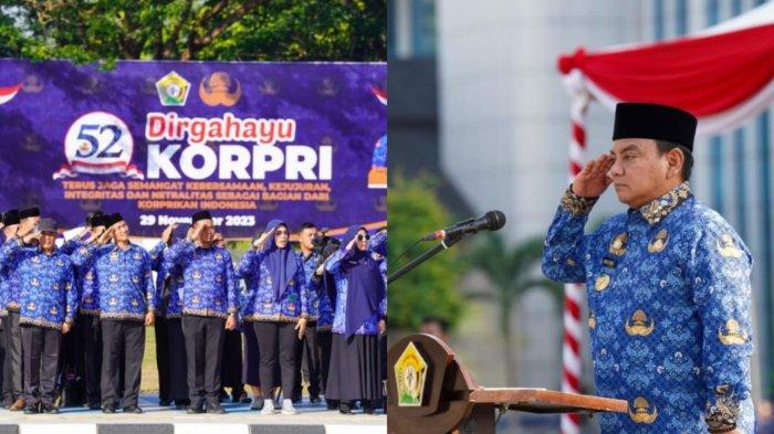 Pj Gubernur Sultra Ingatkan ASN Tingkatkan Pelayanan Publik di HUT Korpri ke-52, Sebut Ada 3 ...
