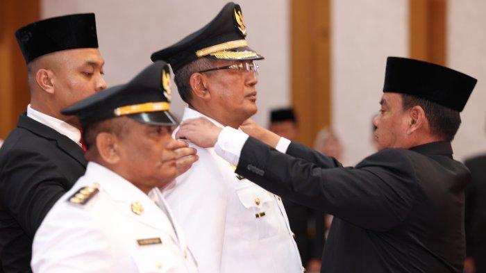 Pesan Pj Gubernur Sultra Usai Lantik Pj Wali Kota Kendari dan Pj Bupati Mubar, Jaga Netralitas ...