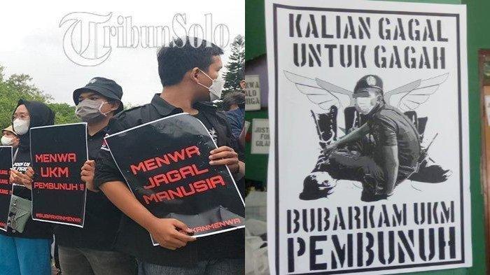 Dibekukan, Markas Menwa UNS Ditempeli Sejumlah Poster Kritikan: Kalian ...
