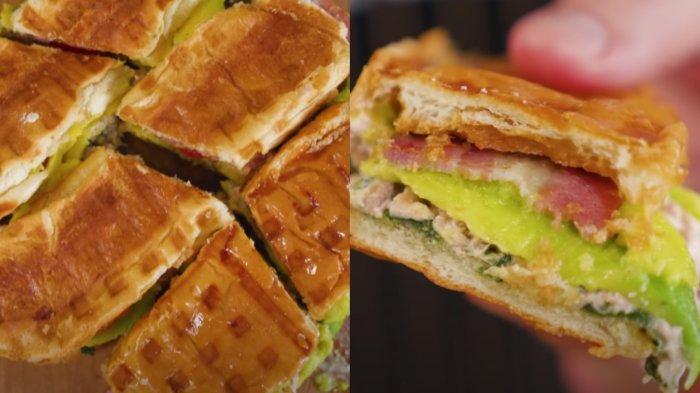 Resep Tunacado Viral di TikTok Waffle Roti Lapis Crispy Isi Alpukat ...