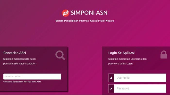 Simponi ASN Sultra Login simponi-asn.info, Lengkap Data PNS Sulawesi ...