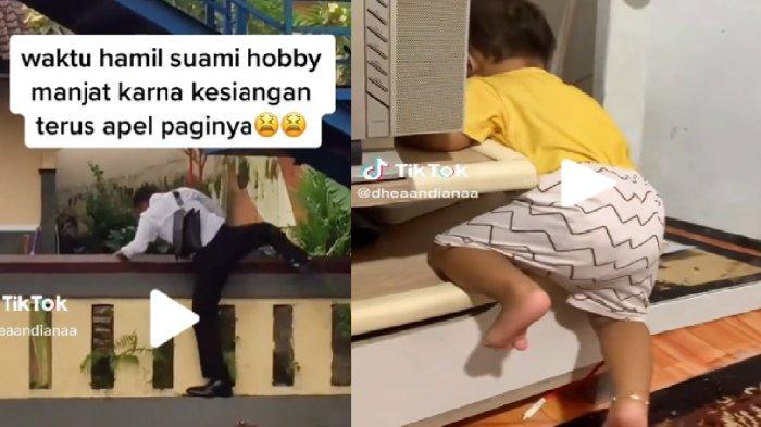 Video Viral Istri Hamil Suami Sering Lompat Pagar, Ternyata Saat Lahir ...
