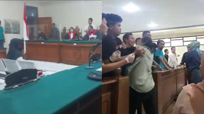 Keluarga Korban Paksa Temui Novi Saat Sidang Pemeriksaan Saksi Kasus Menantu Bunuh Mertua di ...