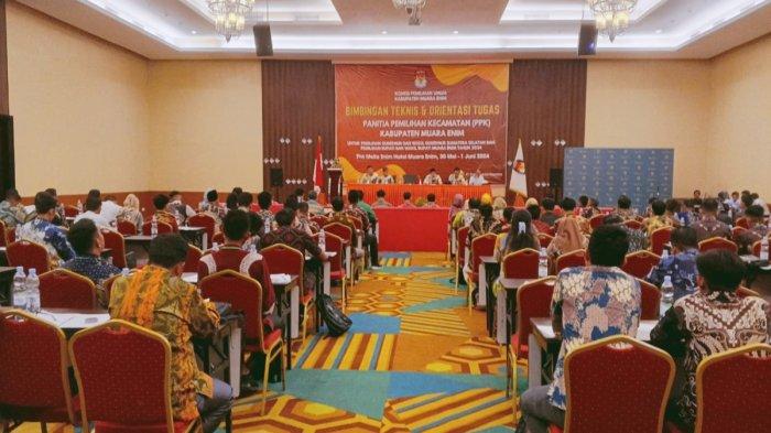 110 PPK Se-Muara Enim Ikut Bimtek dan Orientasi Tugas Pilkada 2024 ...