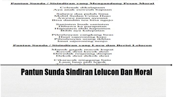 10 Pantun Sunda Sindiran Seru dan Menghibur, Cocok untuk Teman, Saudara ...