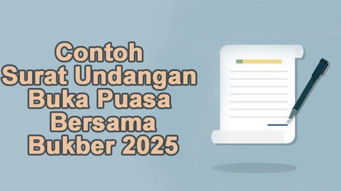 20 Contoh Undangan Buka Puasa Bersama/Bukber 2025 Formal untuk ...