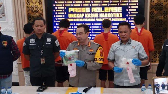 4 Pria di Palembang Ditangkap Bawa 1,6 Kg Sabu Diduga Dari Malaysia, 6.000 Anak Bangsa ...