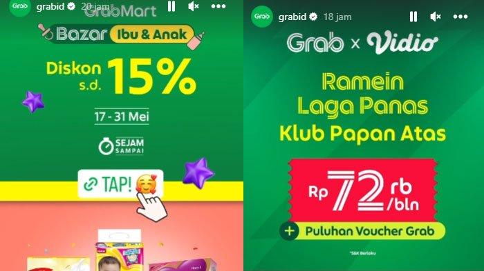 5 Kode Promo Grab Hari Ini 22 Mei 2023, Ada Diskon GrabBike, GrabFood ...