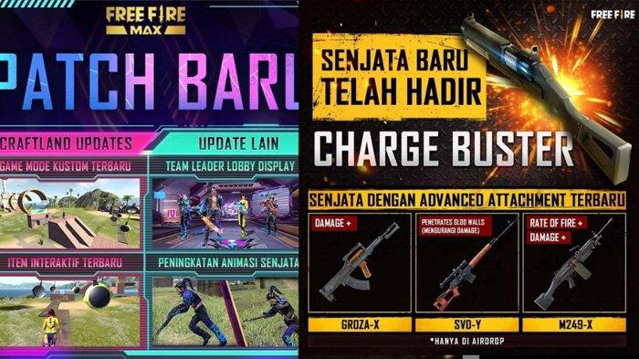 8 Update Free Fire (FF) Januari 2022, Ada Senjata Baru Charge Buster ...