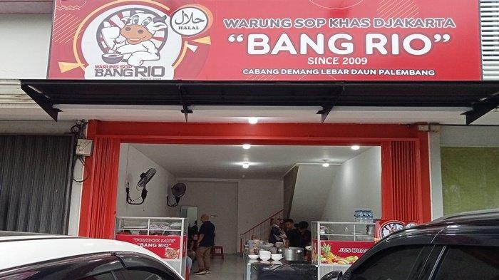 Daftar 4 Warung Sop Bang Rio di Palembang, Alamat dan Jam Operasionalnya - Tribunsumsel.com
