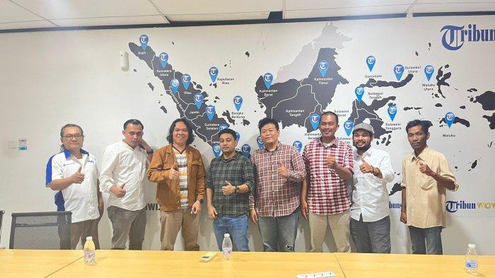 AJI Palembang Audiensi ke Graha Tribun Sripo, Sosialisasikan Kongres ...