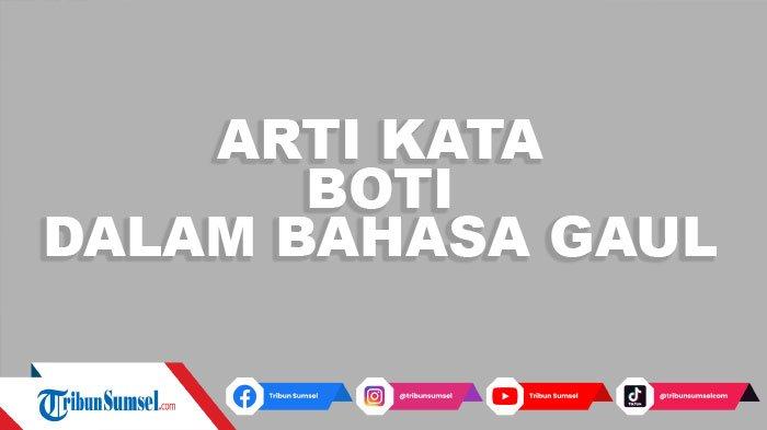 Arti Boti dalam Bahasa Gaul yang Viral di Tiktok, IG dan Twitter, Ini Penjelasannya ...