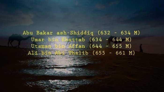 Khulafaur Rasyidin : Arti Secara Bahasa dan Istilah dan Serta Siapa ...
