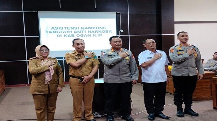 Dir Binmas Polda Sumsel Asistensi Kampung Tangguh Anti Narkoba dan Radikalisme di OI ...